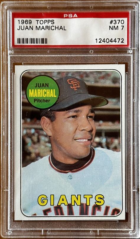 1969 TOPPS PSA 7 NM 370 Juan Marichal HOF 10xA S EBay