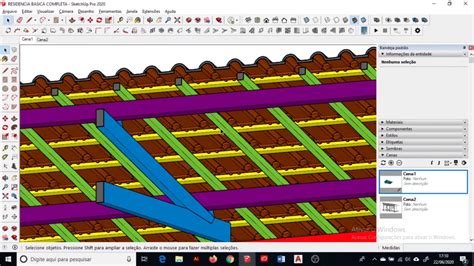 AUTOCAD RESIDENCIA AULA 04 CORTE LONGITUDINAL YouTube
