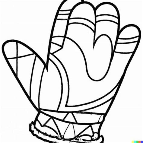21 Desenhos De Luva Para Imprimir E Colorir Pintar