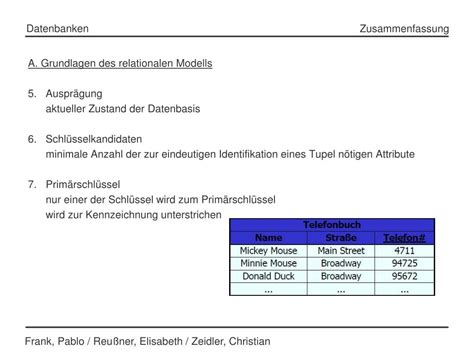 PPT Relationales Datenmodell Und DDL PowerPoint Presentation Free
