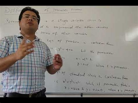 Lecture 4 Differentiation Of Parametric Functions YouTube