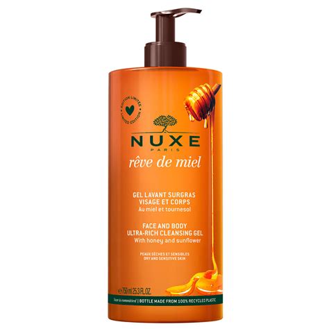 NUXE Rêve de Miel Face and Body Ultra Rich Cleansing Gel 750 ml