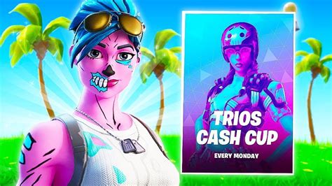 Live Fortnite TRIO CASH CUP NOBUILD Goo Passer Les 1 3k