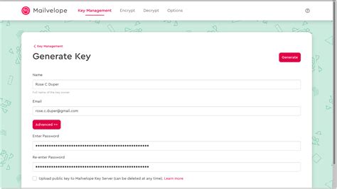 Encrypting Email With Mailvelope