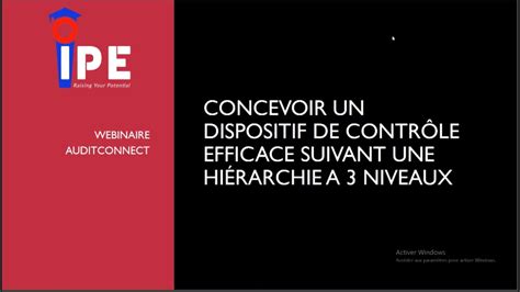 Concevoir Un Dispositif De Controle Interne Efficace Suivant Une
