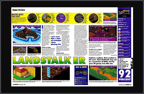 Out Of Print Archive Mega Drive Genesis Reviews Landstalker