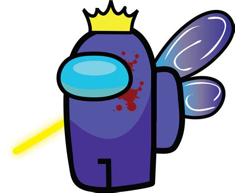Purple Crewmate With Wings In Among Us Animation Clipart PNG PNG All