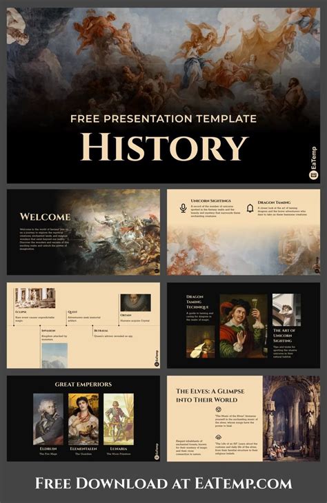 History PPT Presentation Template Free PowerPoint Templates Google