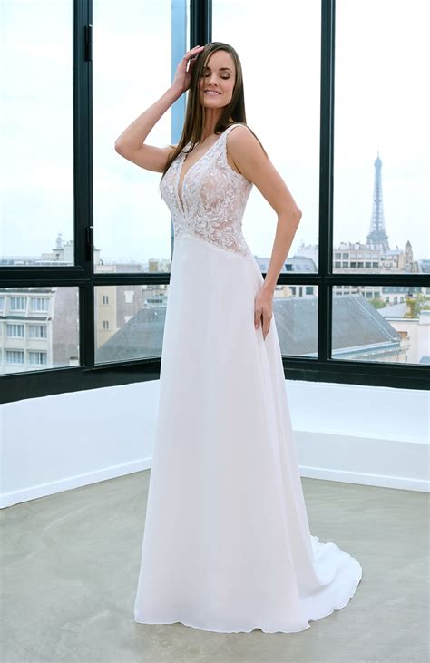 Robe de mariée Modèle Badria Couture Nuptiale Paris Robes Atelier