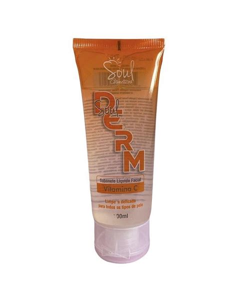 Sabonete líquido facial Vitamina C Soul Derm Lojão da Mulher