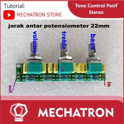Jual Tone Control Pasif Stereo Volume Treble Bass Passive Kota Depok