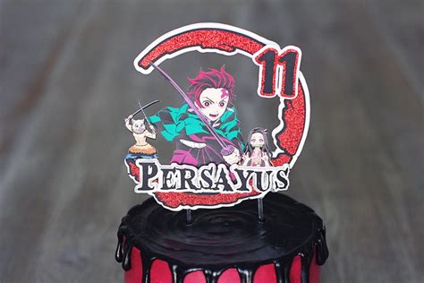 Demon Slayer Drip Cake 2022 Drip Cakes Custom Cakes Cake Design