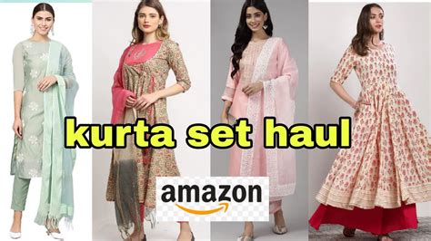Amazon Kurta Set Haul Anarkali Kurta Set Kurta Set For Partywear