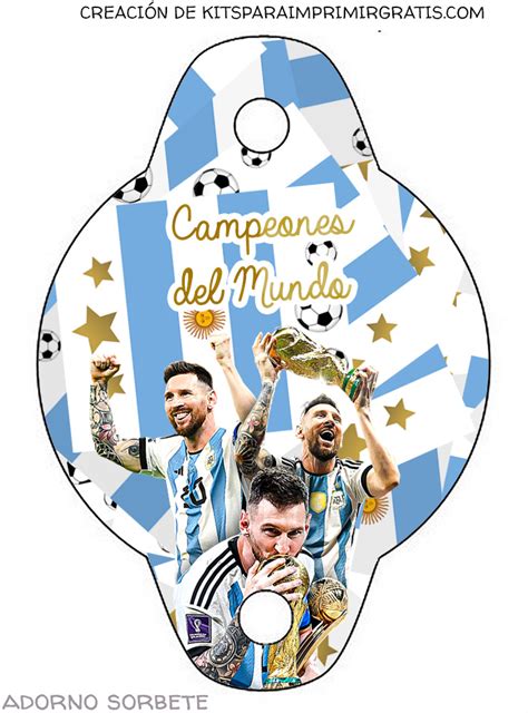 Kit Imprimible Argentina Campeon Kits Para Imprimir Gratis