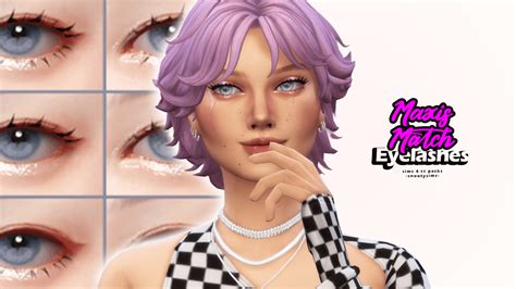 Sims 4 Maxis Match Eyelashes CC You Need To See UPDATED SNOOTYSIMS