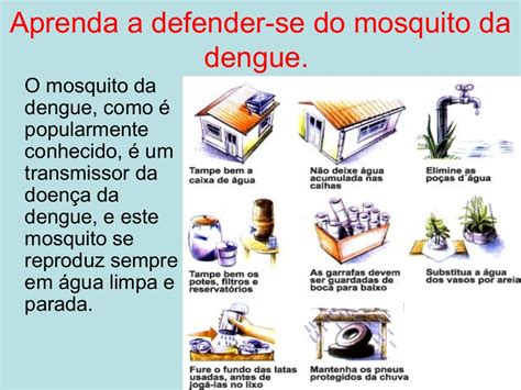 APRENDA A DEFENDER SE DO MOSQUITO DA DENGUE Aprender E Brincar