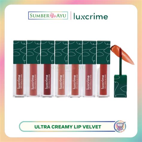 Jual Luxcrime Ultra Creamy Lip Velvet Shopee Indonesia