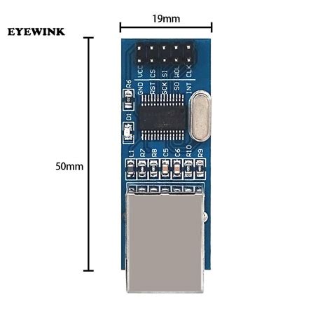 Enc J Spi Interface Network Module Ethernet Module Mini Version