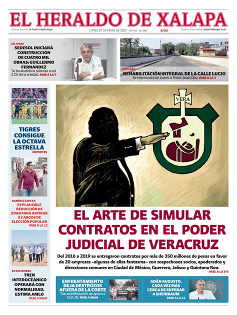 El Heraldo De Xalapa 29 De Mayo De 2023 By Poza Acme Issuu