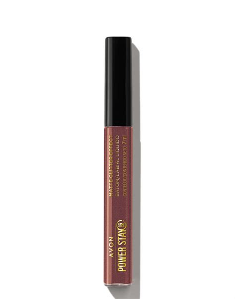 Avon lança novas cores do batom líquido Power Stay Matte Glitter Effect