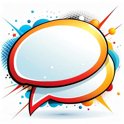 Scène Comique Avec Une Illustration De Dessin Animé Parlant Photo Premium