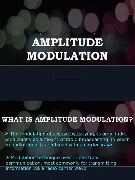 amplitude pdf frequency modulation modulation