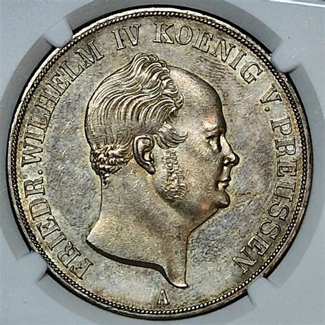 Brandenburg Preußen Königreich Germany Prussia 2 Taler Doppeltaler 1856