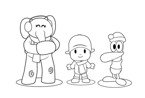 Pocoyo Y Amigos Jugando Lego Para Colorear Imprimir E Dibujar