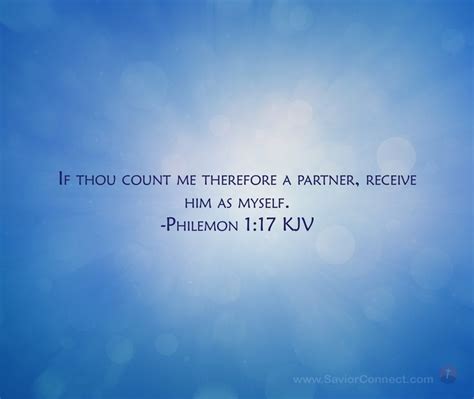 Philemon 1 17 King James Version King James Version Scripture Images