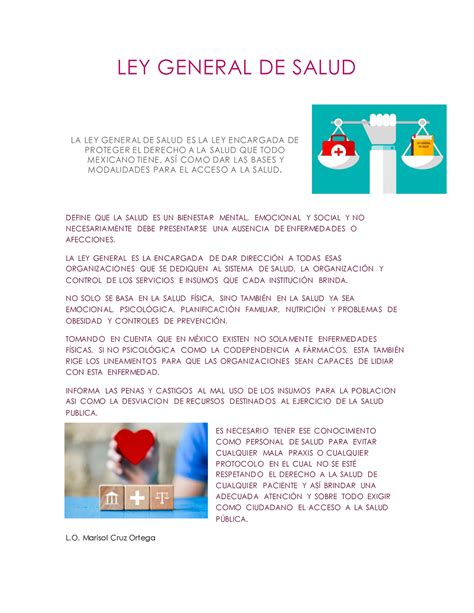 Ley General De Salud 8 NORMATIVIDAD LEY GENERAL DE SALUD LA LE Y GE