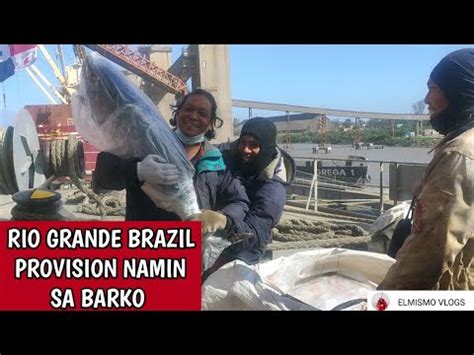 Provision O Pagkain Sa Barko Hauling Ng Masasarap Na Pagkain Sa Rio