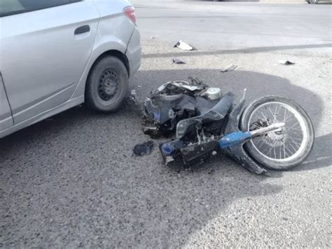 Un Joven Motociclista Debi Ser Hospitalizado Tras Violento Choque En