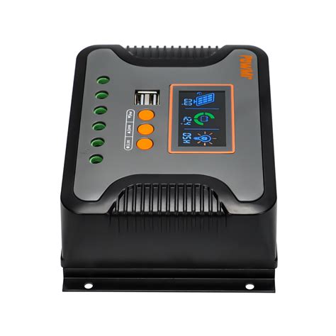 Powmr PWM 80A 60A Solar Laderegler Dual USB 100V 12V 24V 36V 48V