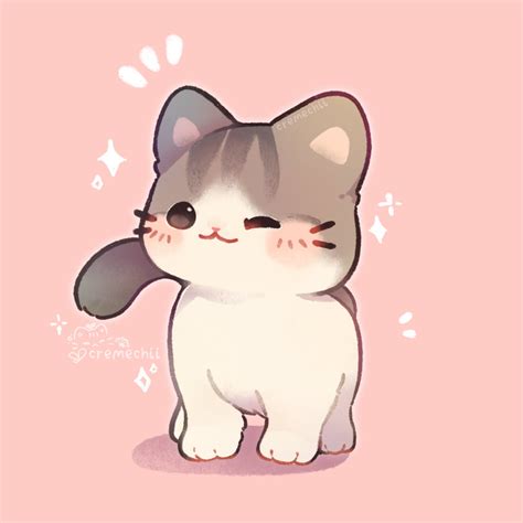 Chii Cremechii On X Kitten Drawing Cute Cat Drawing Kawaii Cat