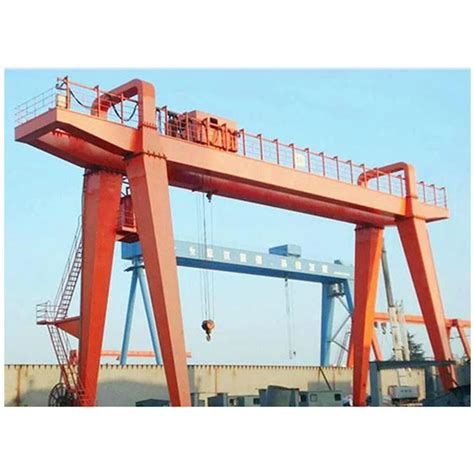 Double Girder Gantry Crane Maximum Lifting Capacity 50 Ton Size 40