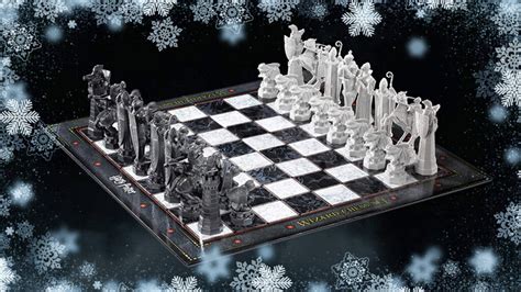 Harry Potter Wizard Chess Set From The Noble Collection Sci Fi 3D