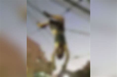 RJ homem morre eletrocutado ao furtar cabos de energia Vídeo Metrópoles