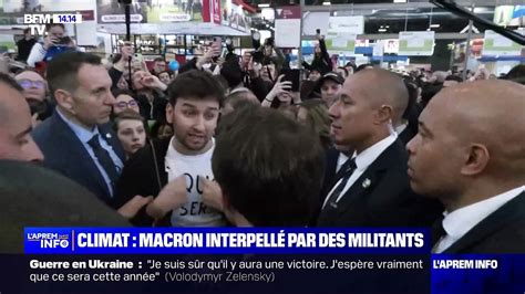 Incident Au Salon de l agriculture Emmanuel Macron agacé par un
