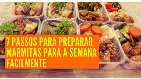 COMO FAZER MARMITAS PARA A SEMANA TODA YouTube