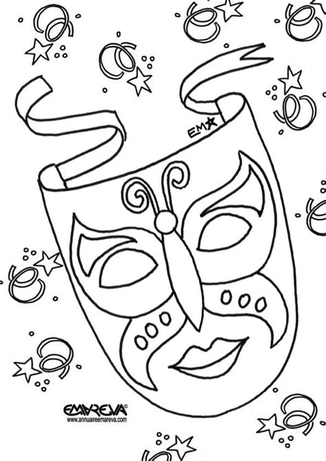 Mask Carnival Recherche Google Carnaval Para Colorir Desenhos De
