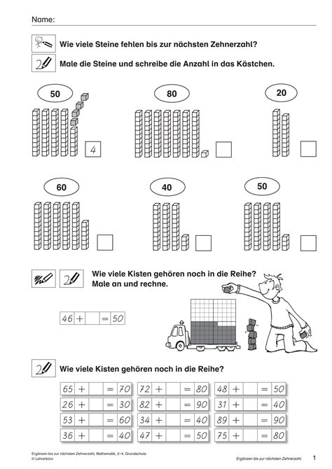 Mathematik Inklusion Arbeitsblätter Grundschule Lehrerbüro