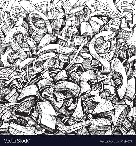 Abstract Doodles Royalty Free Vector Image Vectorstock