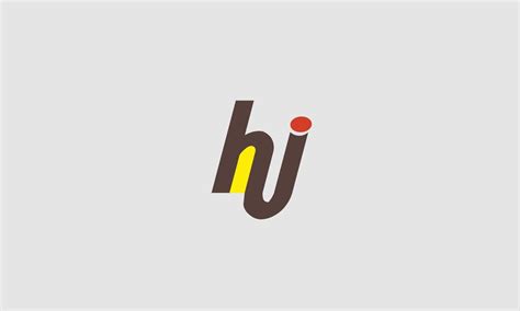 Alfabeto Letras Iniciales Monograma Logo Hj Jh J Y H 8102460 Vector
