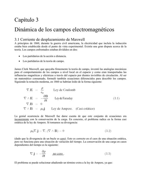 Cap Tulo Din Mica De Los Campos Electromagn Ticos