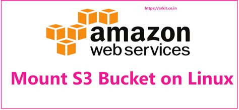 mount s3 bucket on linux centos ec2 instance using s3fs arkit