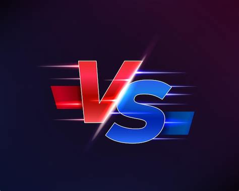 Vs Ou Versus Signe Jeu Vectoriel Ou Symbole Sportif Vecteur Premium