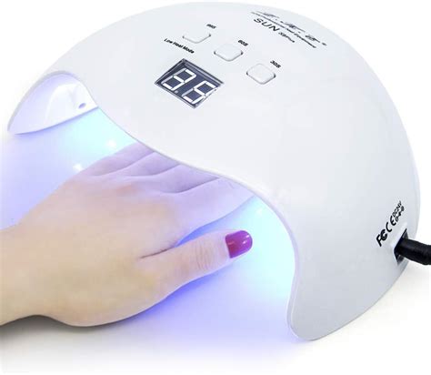 Amazon LKE Lámpara LED UV para uñas de gel 40 W secadora de
