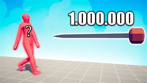 1 000 000 DAMAGE BLOWDART Vs RANDOM UNITS TABS Totally Accurate