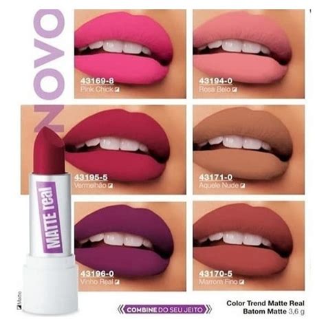 Batom Matte Real Avon Color Trend G Shopee Brasil