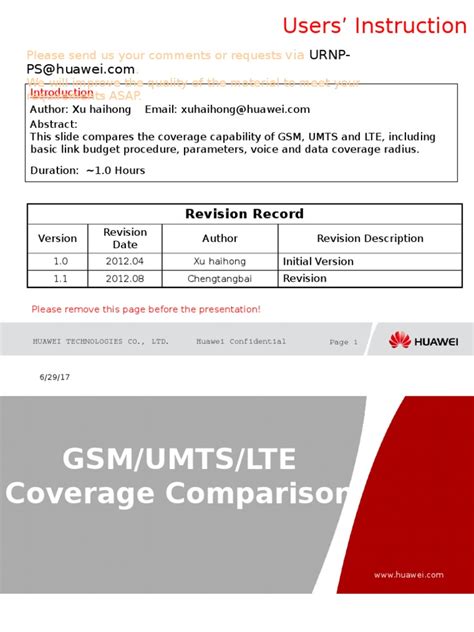 comparing coverage capabilities of gsm umts and lte networks pdf lte telecommunication